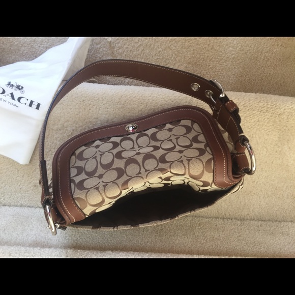 Coach | Bags | Coach Soho Pleated Signature Large Flap | Poshmark